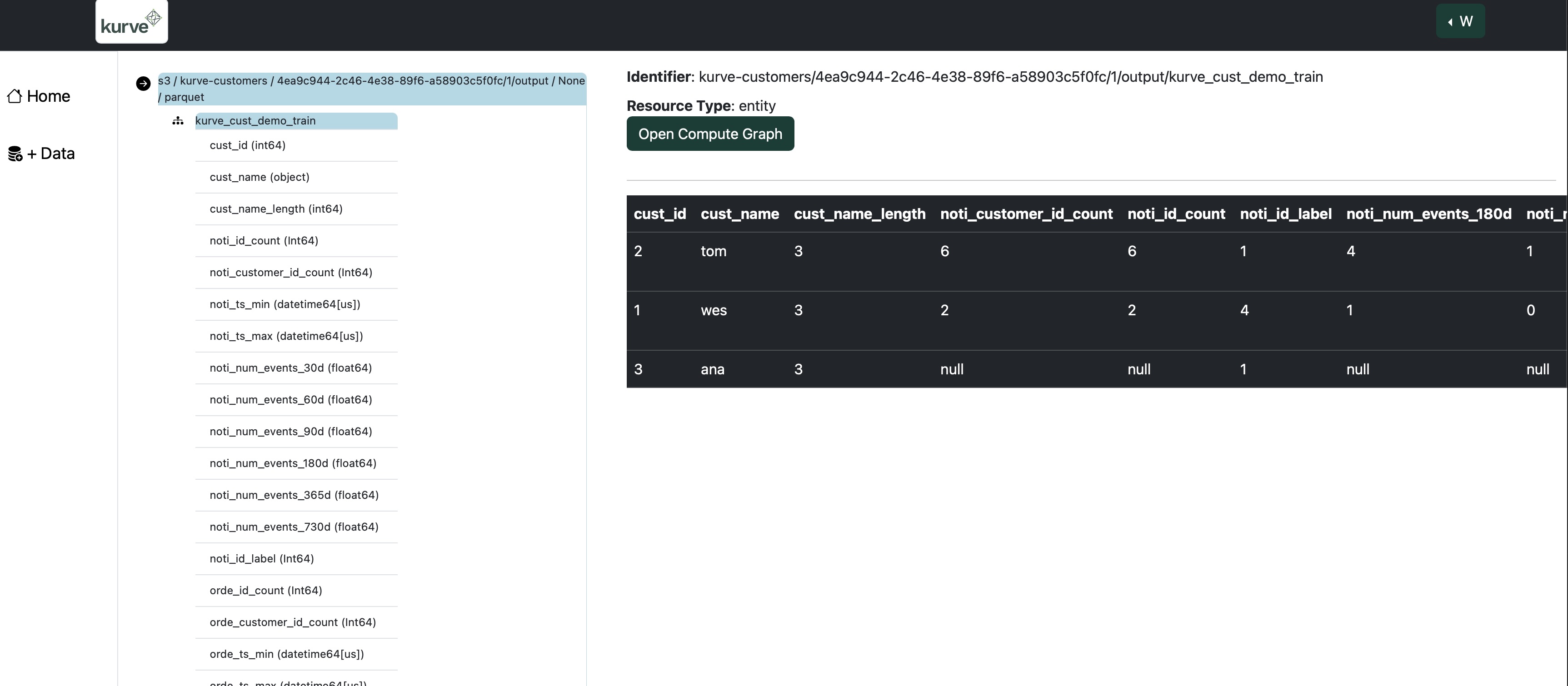 Examples - Kurve docs